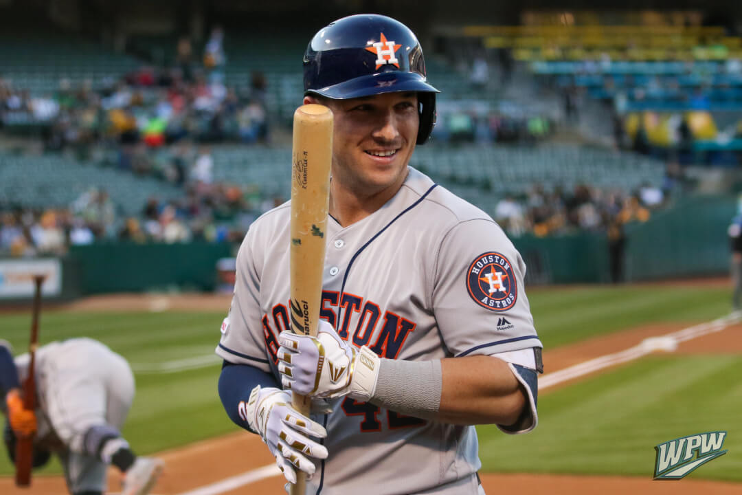 What Pros Wear: : Alex Bregman’s Marucci RC Custom Cut Maple Bat