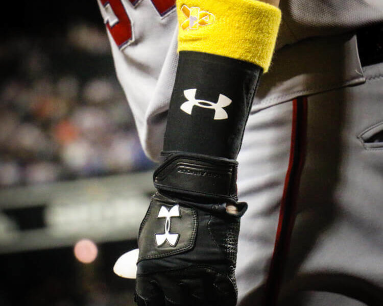 What Pros Wear: Bryce Harper’s Under Armour Wrist Guard - What Pros Wear