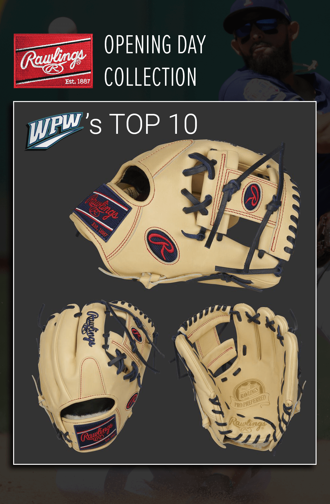 What Pros Wear: WPW Top 10 | Rawlings Opening Day Collection - What ...