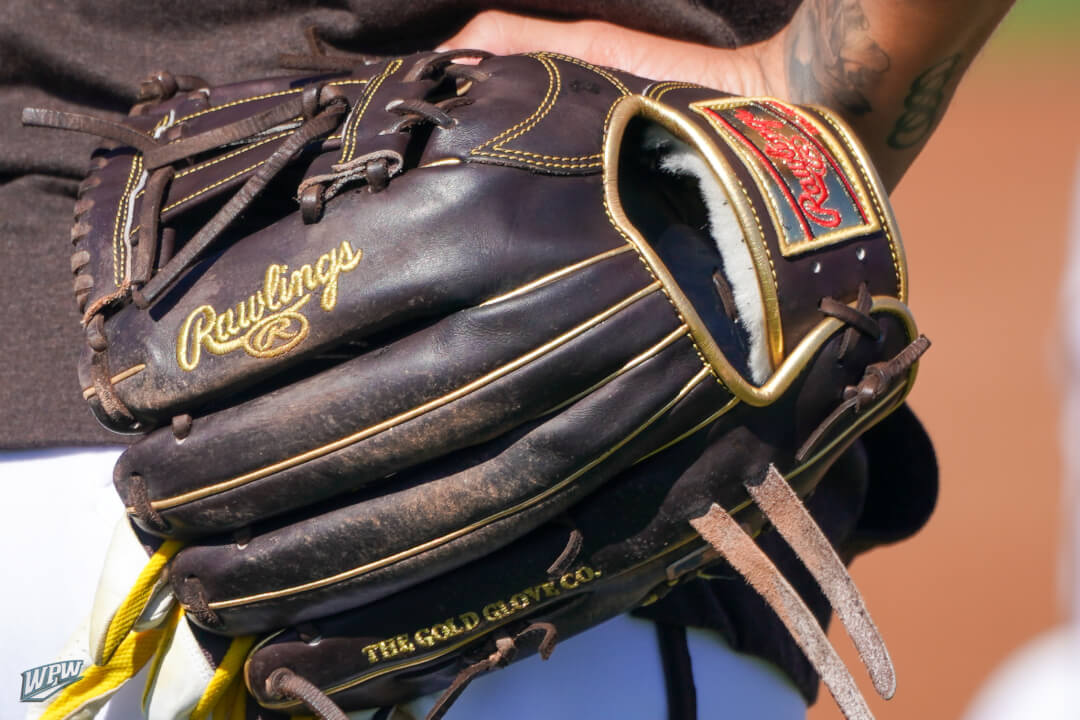 What Pros Wear: Manny Machado's Mocha & Gold Rawlings Glove Drops at ...