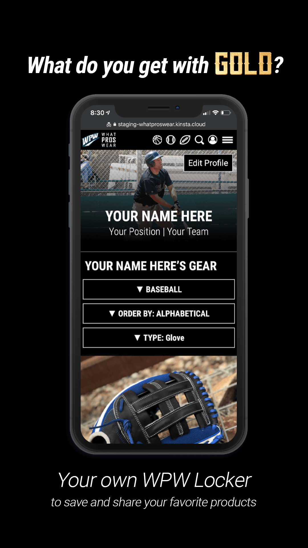 What Pros Wear: Get WPW Gold, the VIP Experience on WPW: Your Own ...