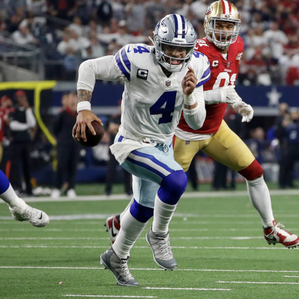 What Pros Wear: Dak Prescott's Jordan 11 "Cool Grey" Cleats - What Pros ...