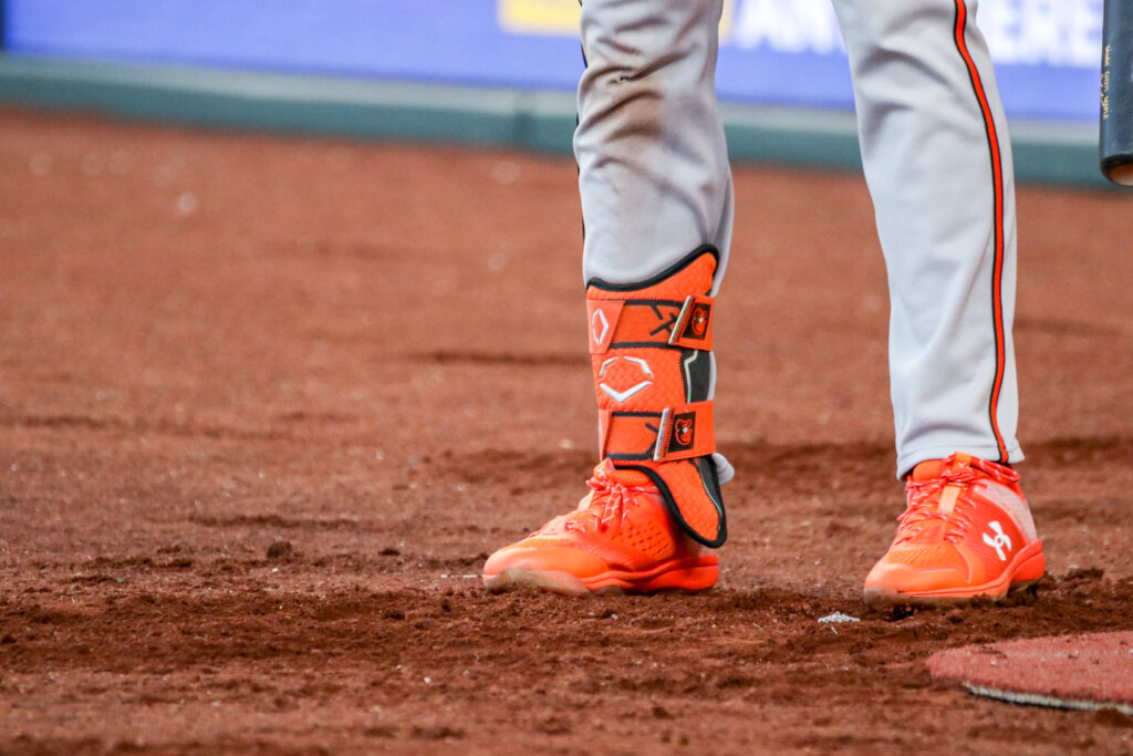 What Pros Wear: Gunnar Henderson's EvoShield Pro-SRZ 2.0 Batter's Leg ...