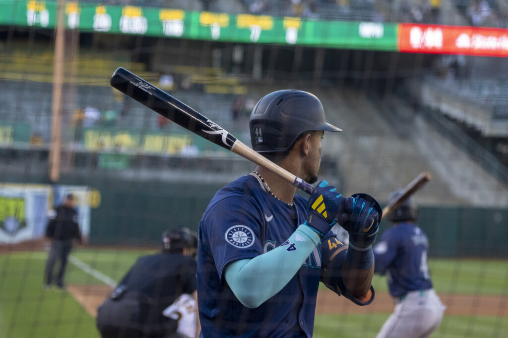 What Pros Wear: Julio Rodriguez's Victus JROD44 Maple Bat - What Pros Wear