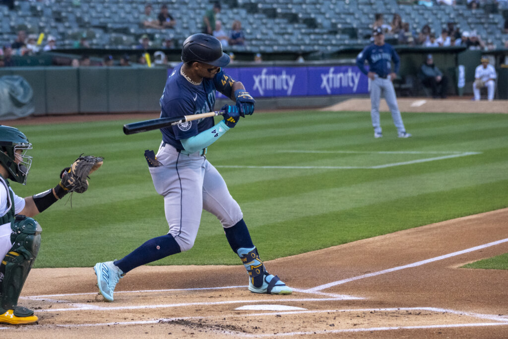 What Pros Wear: Julio Rodriguez's Victus JROD44 Maple Bat - What Pros Wear
