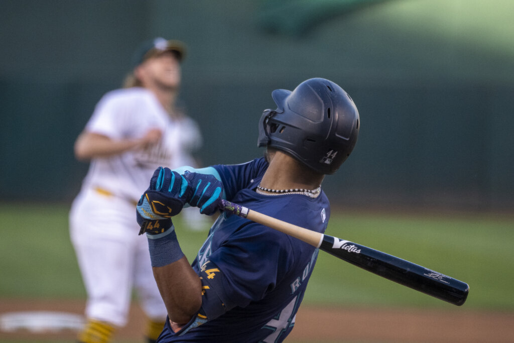 What Pros Wear: Julio Rodriguez's Victus JROD44 Maple Bat - What Pros Wear