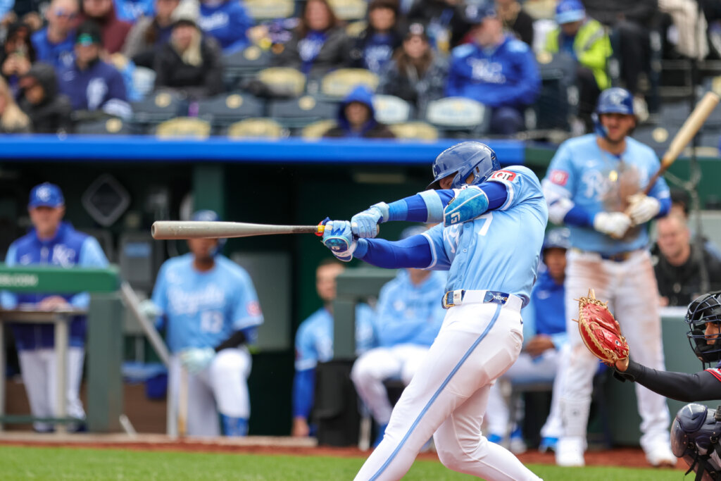 What Pros Wear: Bobby Witt Jr.'s G-Form Heritage Elbow Guard - What ...